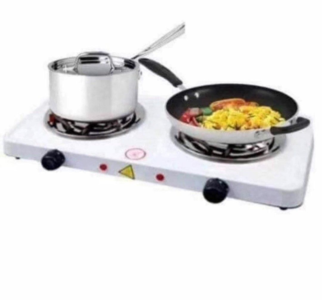 Double Burner Hot Plate Electric Cooking Stove, TV & Home Appliances ...