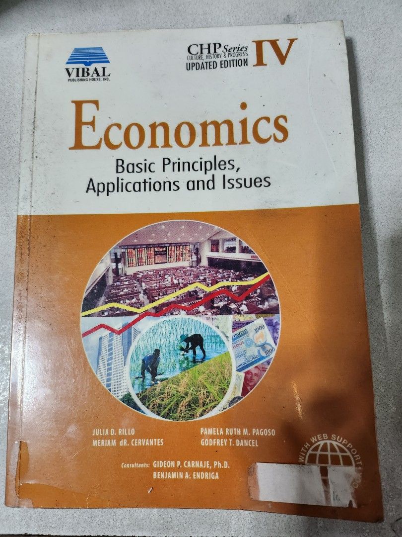 Economics Basic Principles, Applications and Issues K12 BOOK VIBAL ...