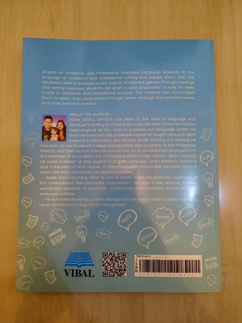 English for Academic and Professional Purposes (John Daryl Wyson), Hobbies & Toys, Books ...