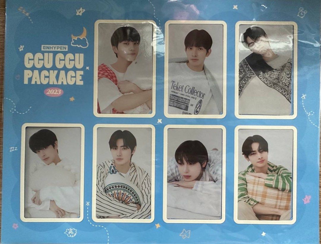 enhypen ggu ggu package 2023 photocards pob, Hobbies & Toys, Memorabilia & Collectibles, K-Wave ...