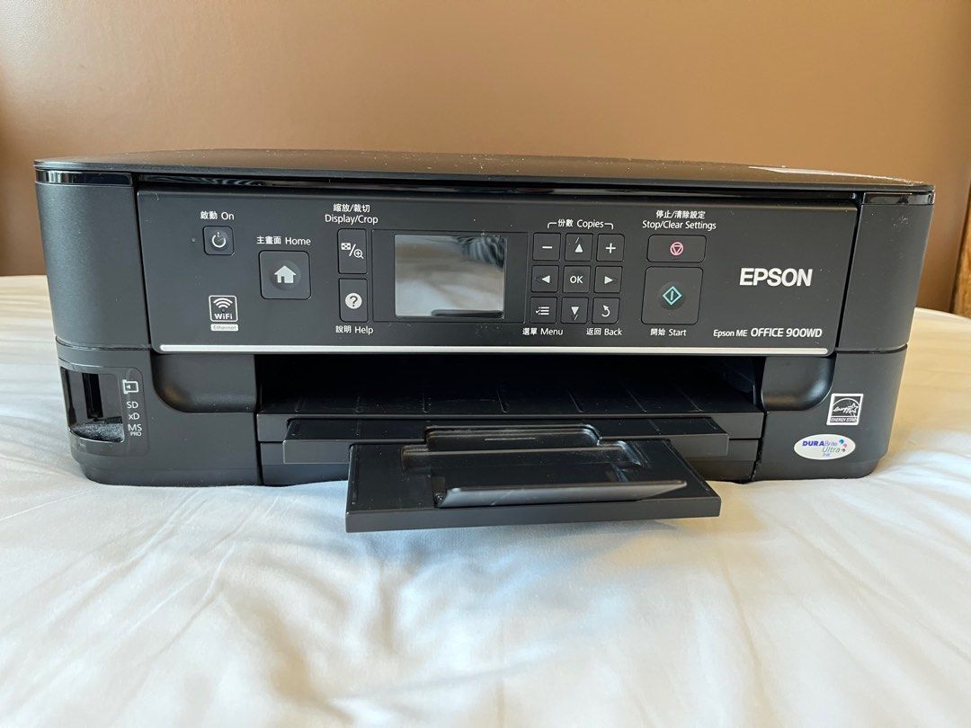 EPSON ME Office 900WD colour scanner and printer, 電腦＆科技, 打印機及影印機 ...