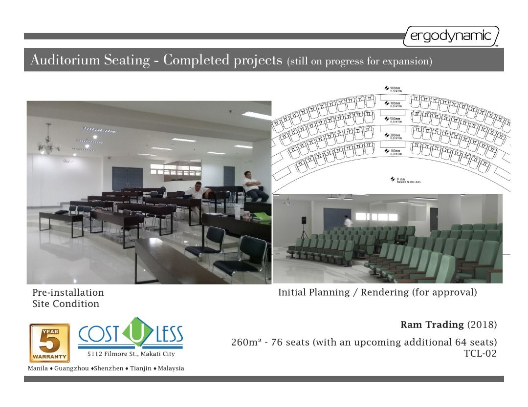 ERGODYNAMIC THEATER CHAIR! Movie Chair, Auditorium Chair, Cinema Chair ...