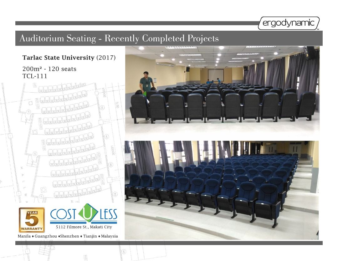 ERGODYNAMIC THEATER CHAIR! Movie Chair, Auditorium Chair, Cinema Chair ...