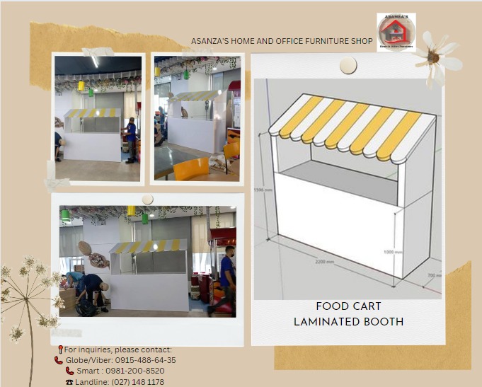 FOOD CART LAMINATED BOOTH (FACTORY PRICE) on Carousell