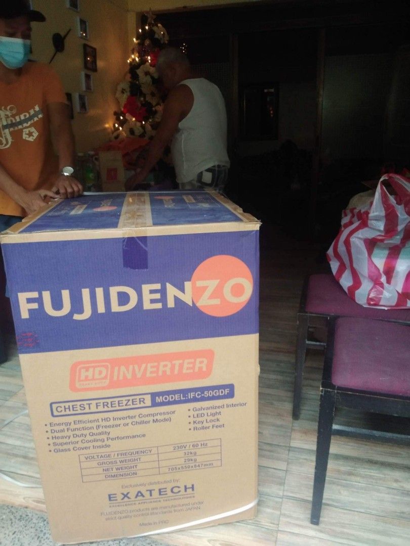 FUJIDENZO CHEST FREEZER INVERTER & NON BRAND NEW SEALED 100%, TV & Home ...
