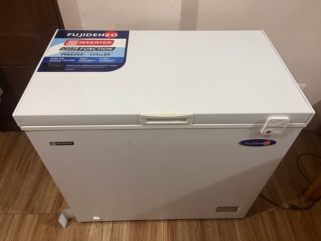 Fujidenzo chest freezer inverter, TV & Home Appliances, Kitchen ...