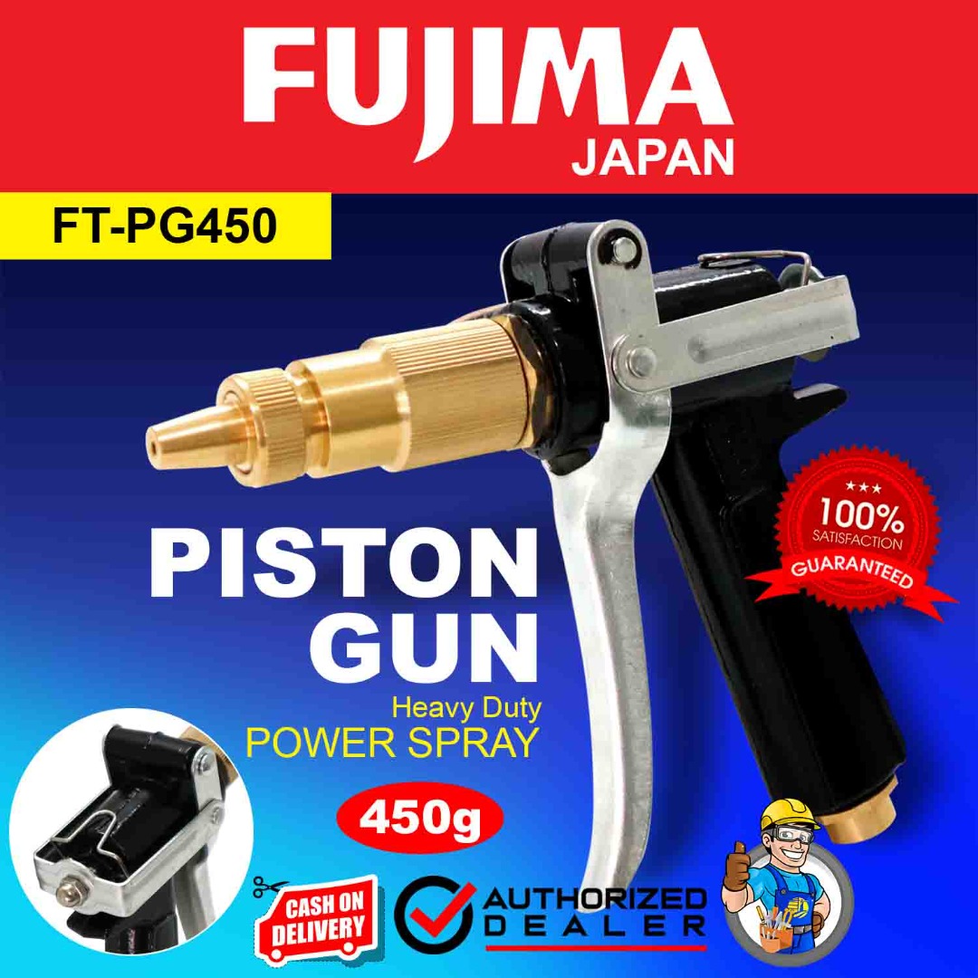 FUJIMA Japan Heavy Duty Power Sprayer 450g Piston Gun (FT-PG450 ...