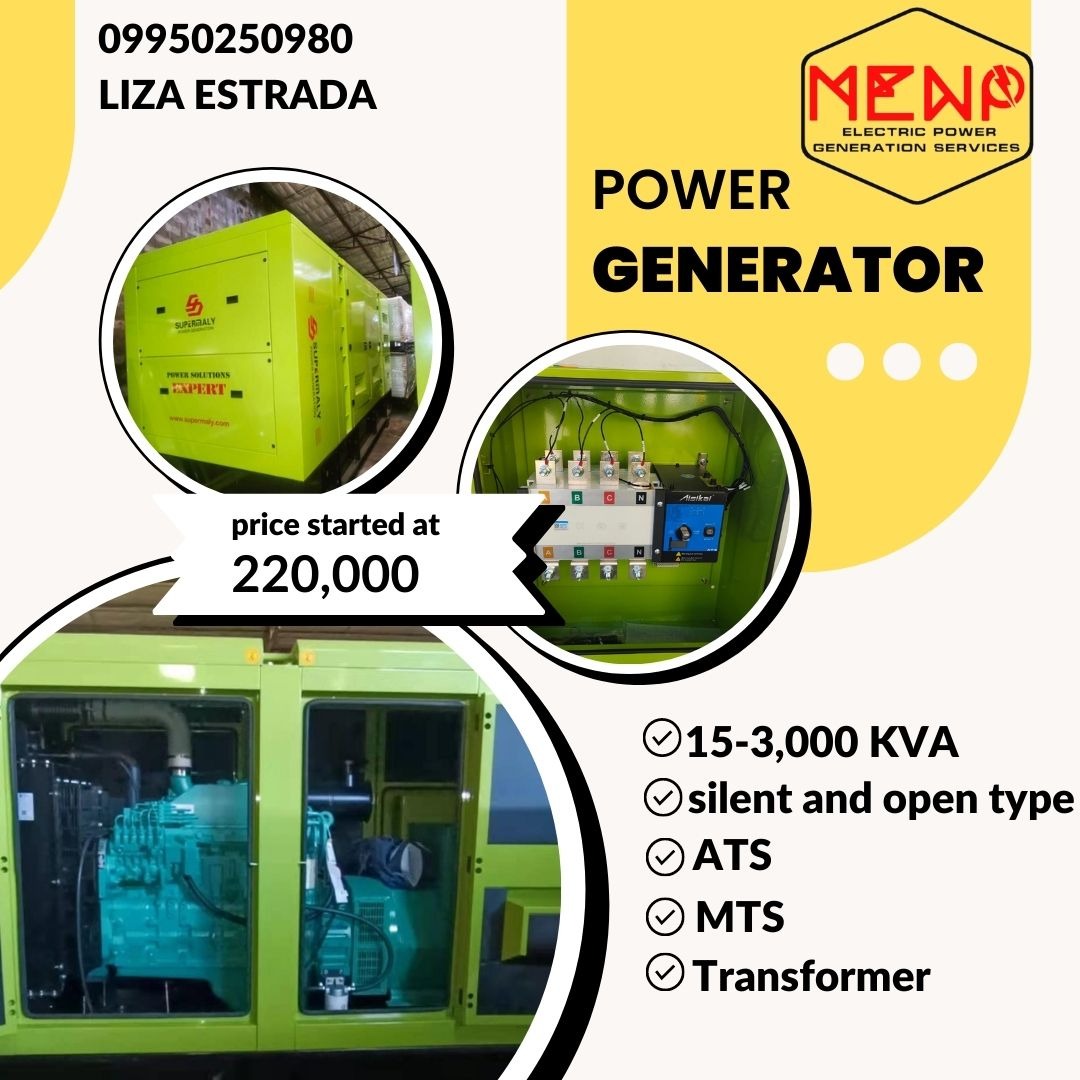 GENERATOR, ATS, MTS,TRANSFORMER, Commercial & Industrial, Construction ...