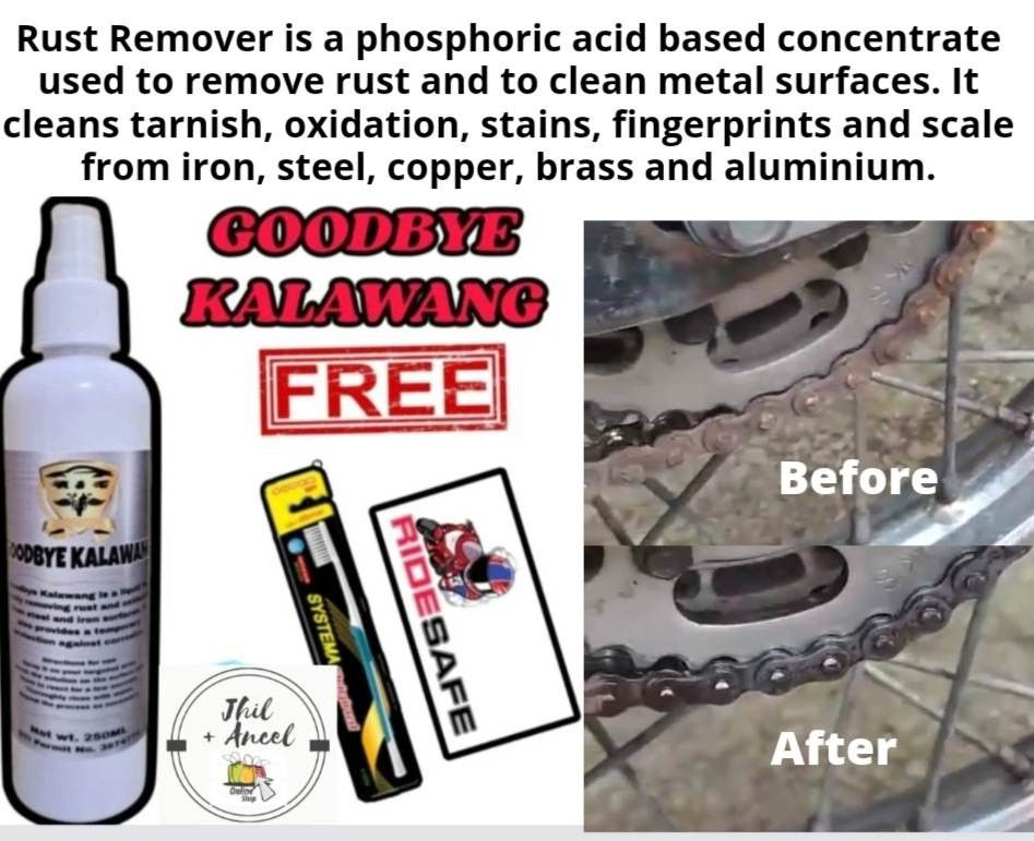 Goodbye Kalawang (Rust Remover) 250 ml on Carousell