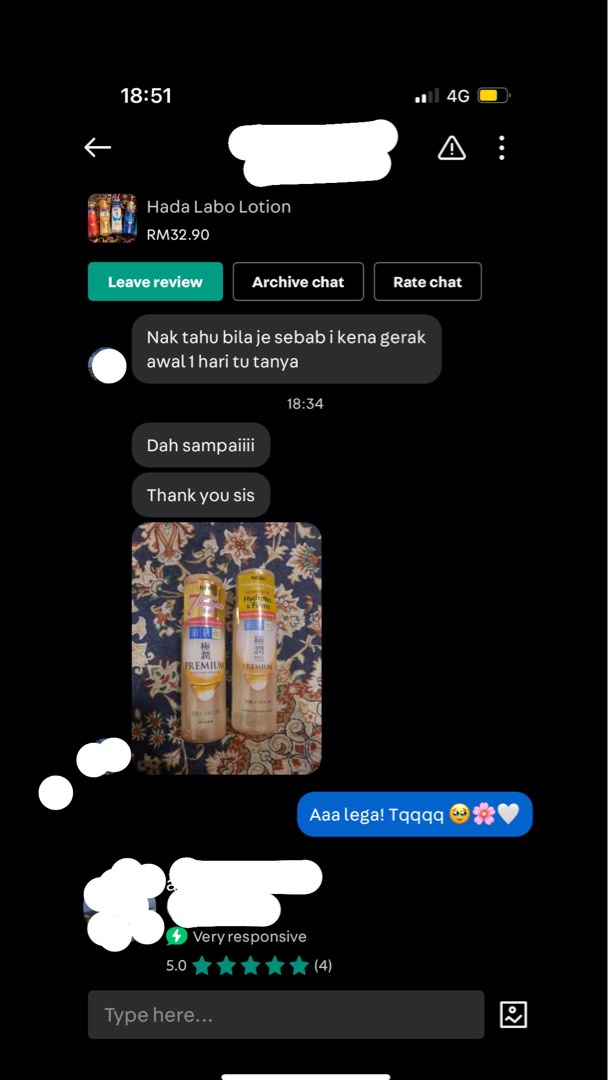 Hada Labo Premium Gold, Announcements on Carousell