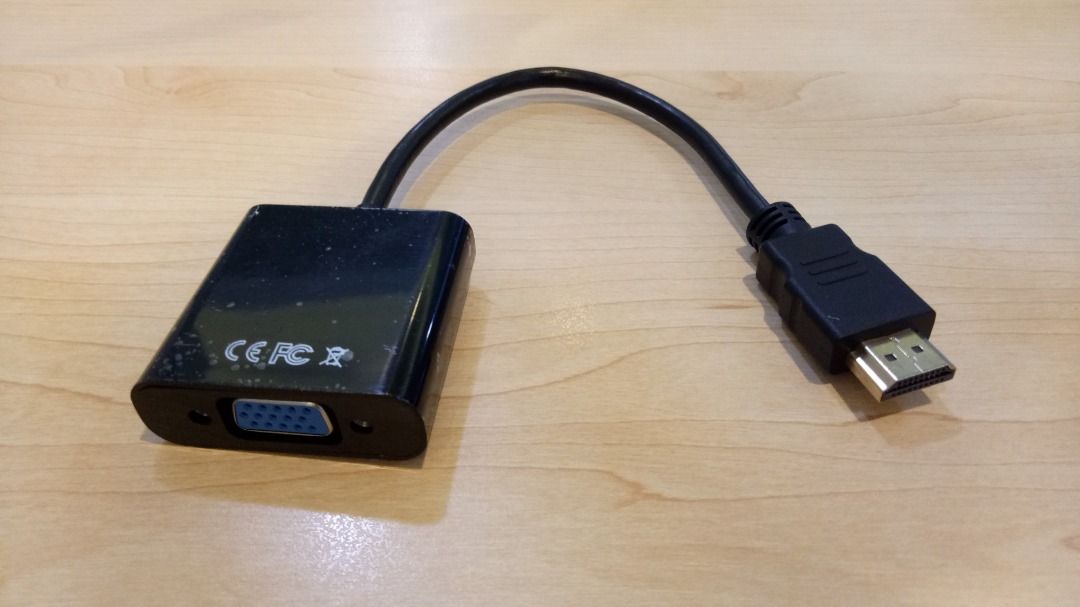 HDMI to VGA Active Converter, Computers & Tech, Parts & Accessories ...