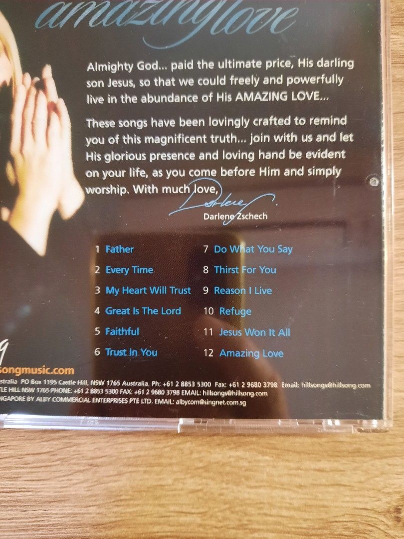 Hillsongs Australia worship CDs, Hobbies & Toys, Music & Media, CDs & DVDs on Carousell