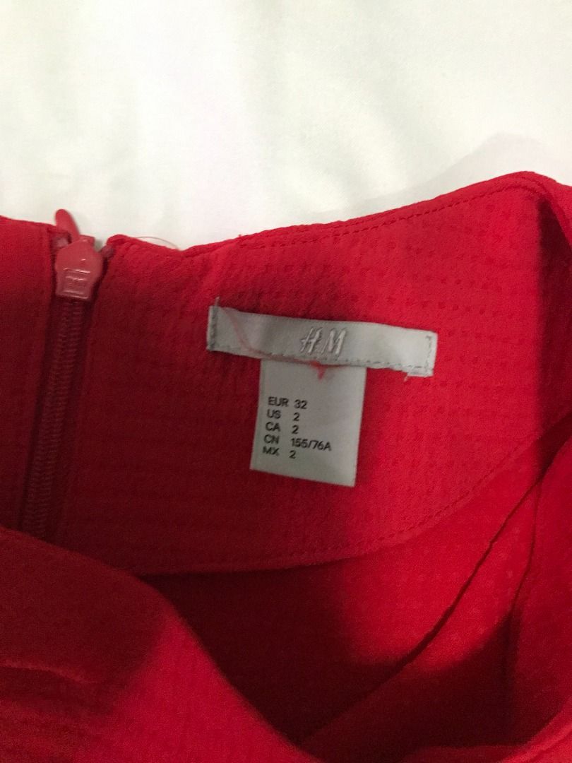 H&M Red Top, Women's Fashion, Tops, Blouses on Carousell