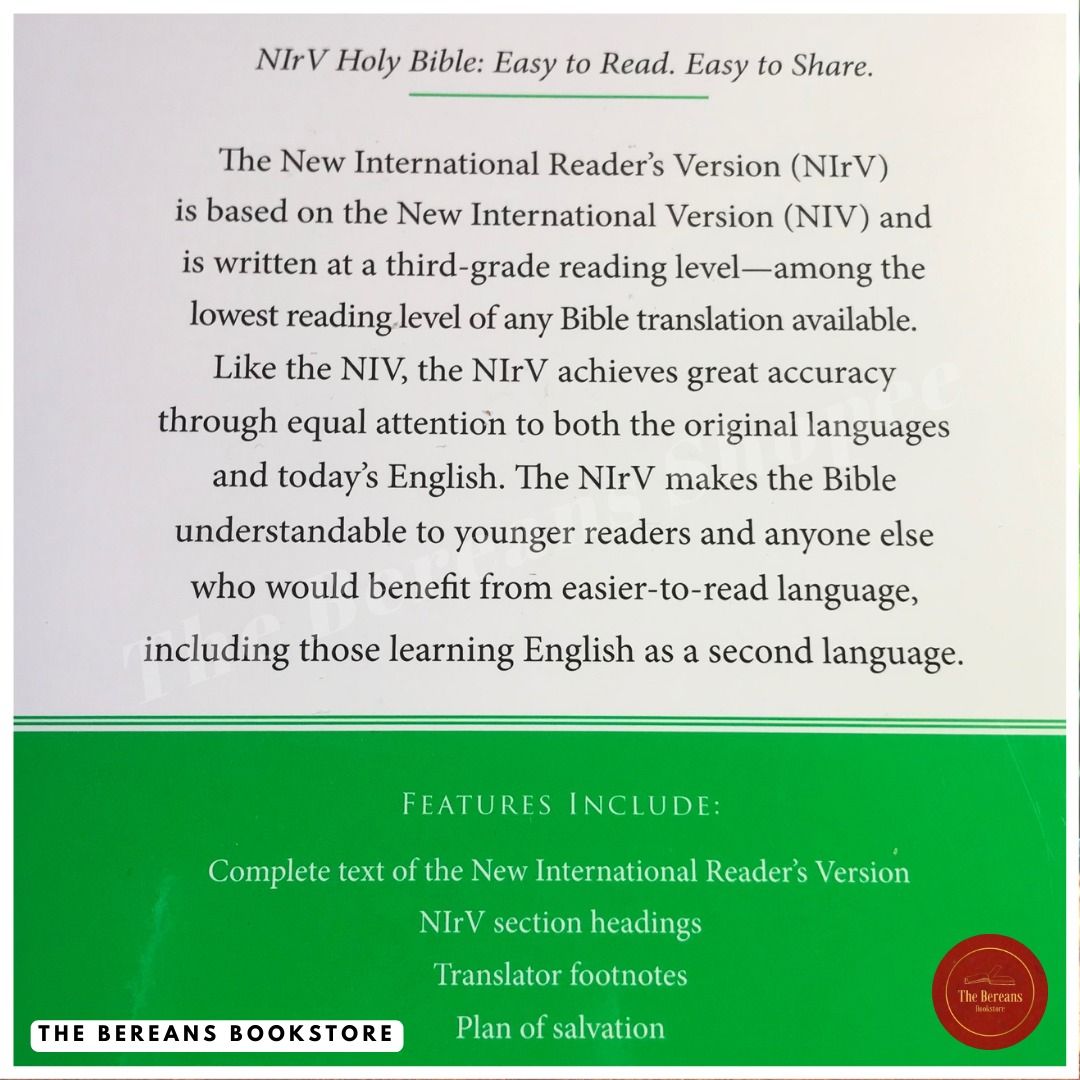 Holy Bible NIrV Outreach Economy - New International Readers Version ...