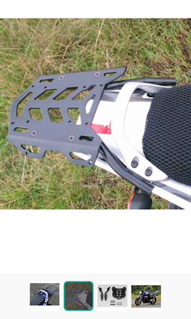 Honda CB400 VTEC 3 / Revo Daytona Rear Rack, Motorcycles, Motorcycle ...