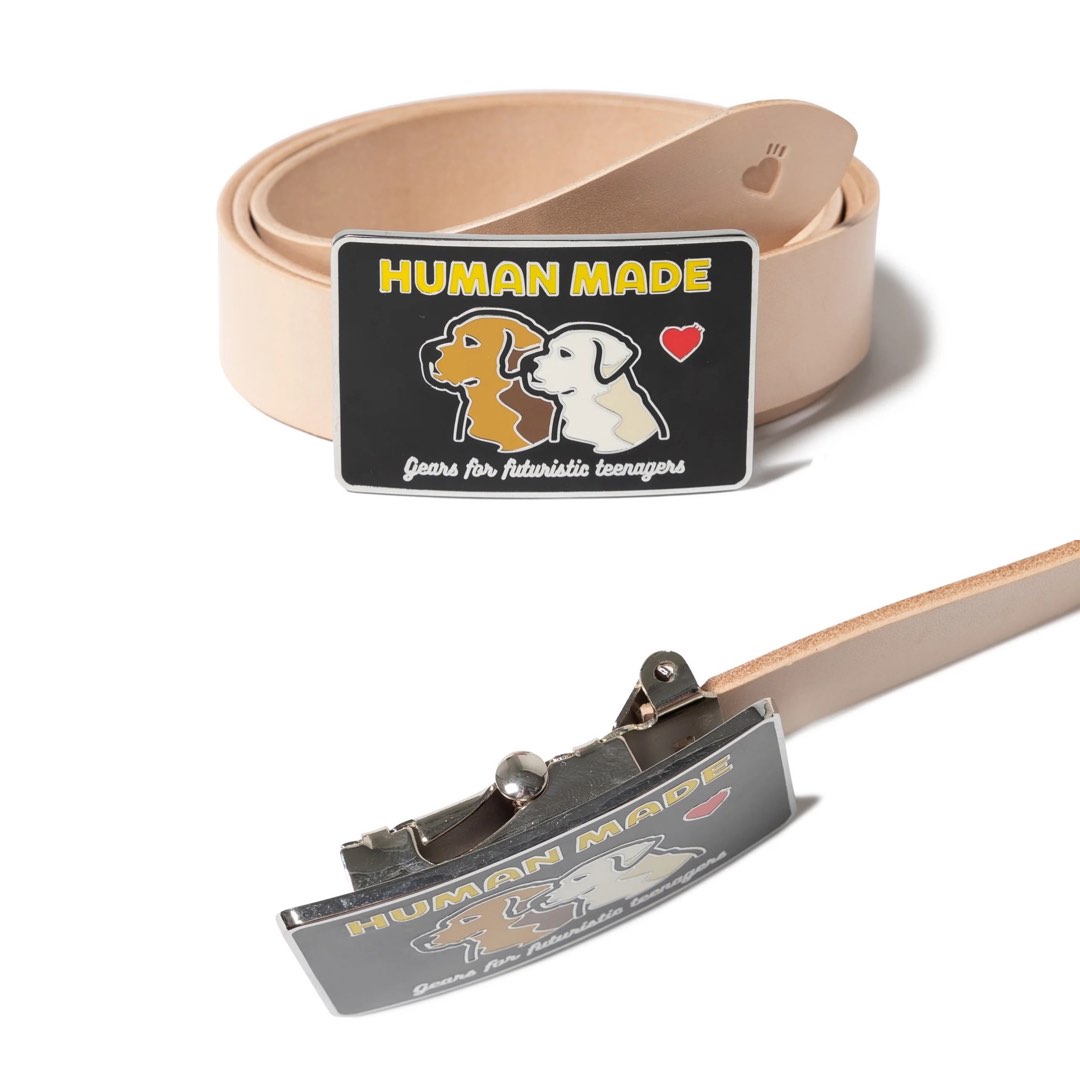 HUMAN MADE LEATHER BELT, Men's Fashion, Watches & Accessories, Belts on ...