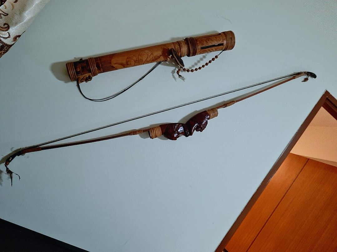 Ibanese /Javanese Bow and Arrow with craft and antique pristine ...