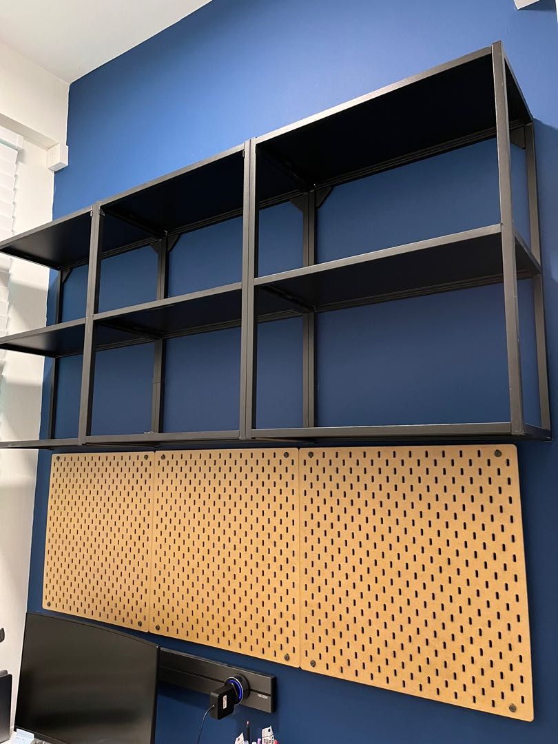 Ikea Enhet Wall shelf rack, Furniture & Home Living, Furniture, Shelves ...