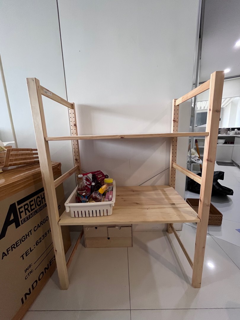IKEA IVAR Rack, Furniture & Home Living, Furniture, Shelves, Cabinets ...