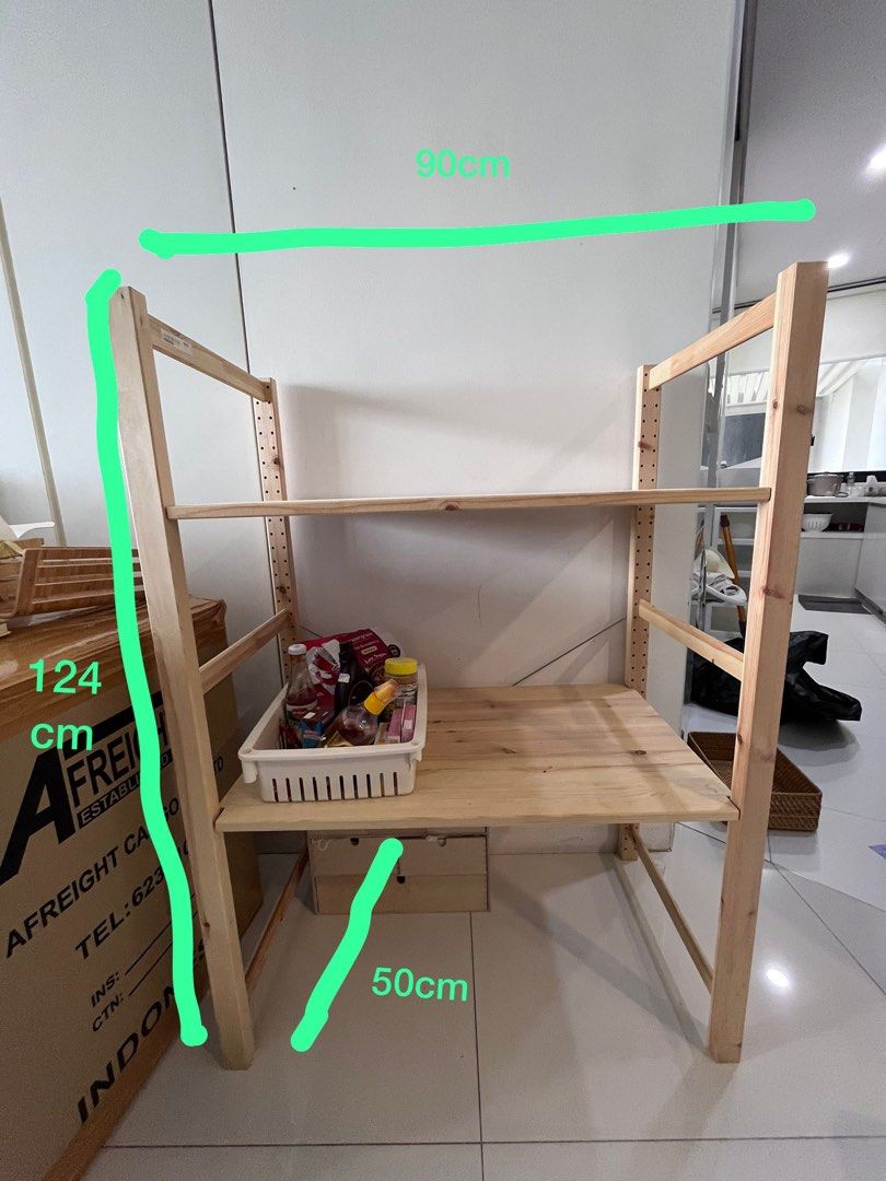 IKEA IVAR Rack, Furniture & Home Living, Furniture, Shelves, Cabinets ...