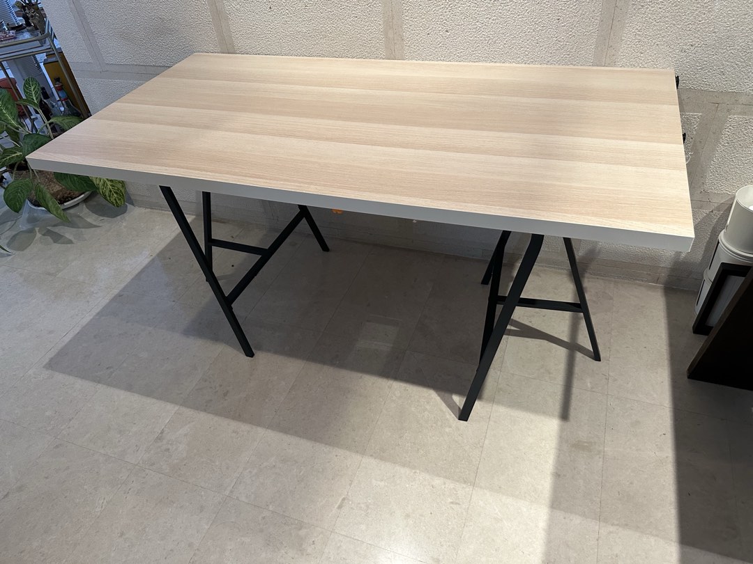IKEA table with movable stands, Furniture & Home Living, Furniture ...