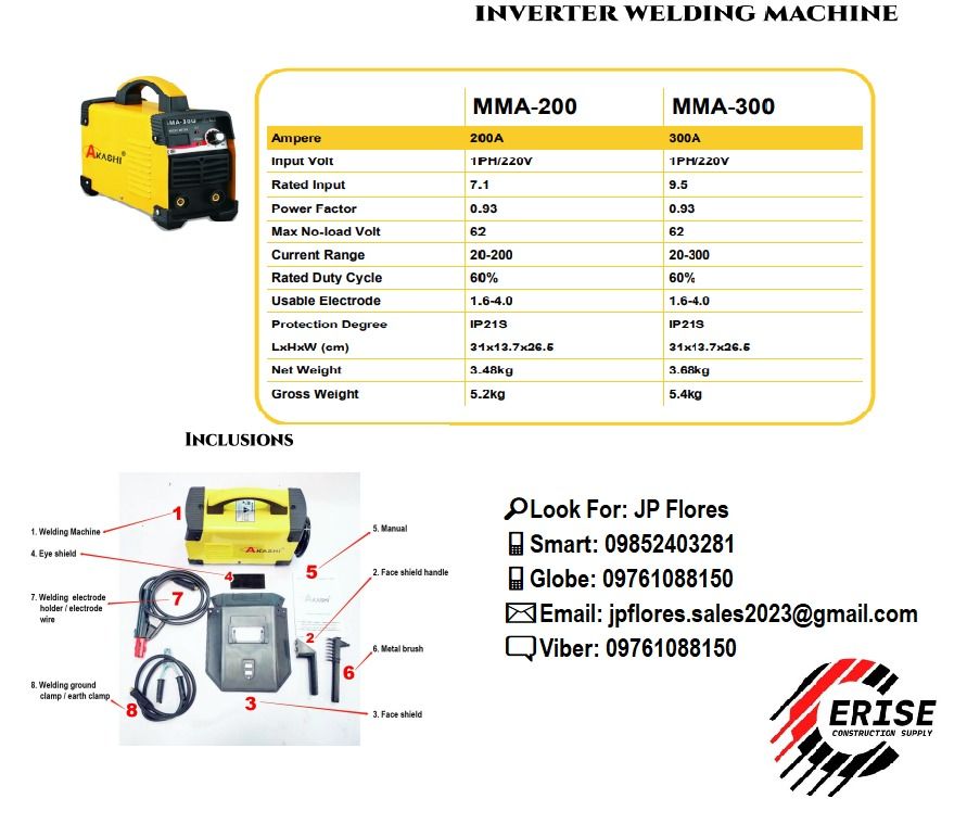 INVERTER WELDING MACHINE, Commercial & Industrial, Construction Tools ...