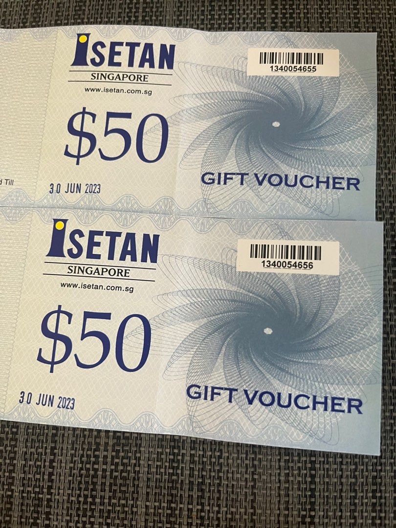Isetan voucher $100, Tickets & Vouchers, Vouchers on Carousell