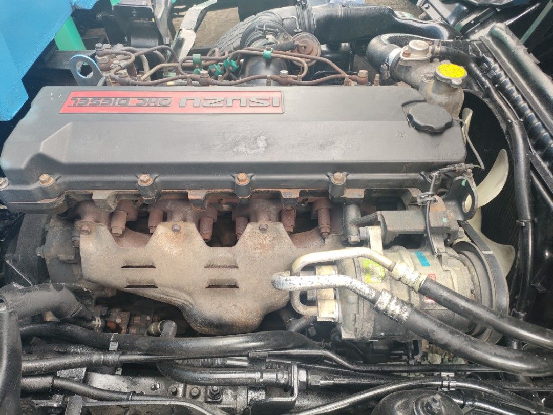 ISUZU Elf NKR MINIDUMP Hi-side Dump Body Engine 4HF1 Camel type ...