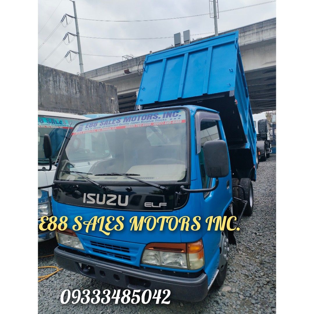 ISUZU Elf NKR MINIDUMP Hi-side Dump Body Engine 4HF1 Camel type ...