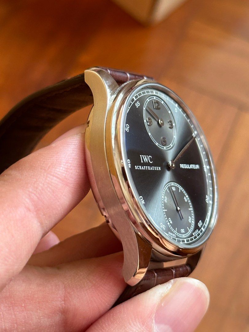 IWC 544404 Portuguese Regulator WG, Luxury, Watches on Carousell