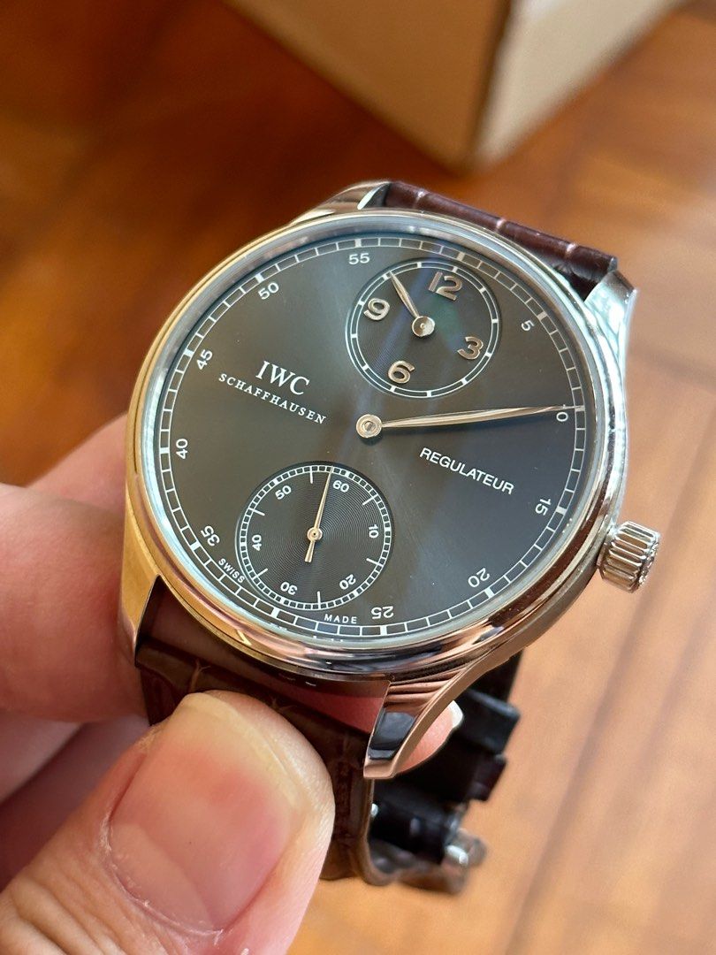 IWC 544404 Portuguese Regulator WG, Luxury, Watches on Carousell