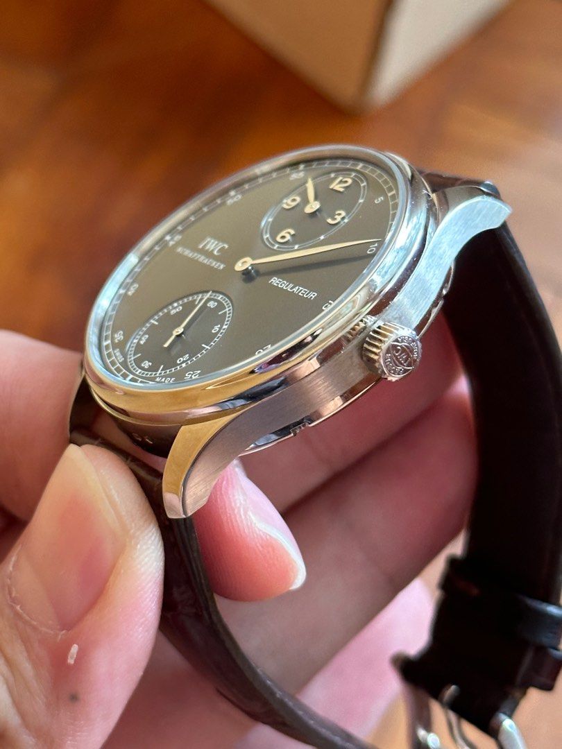 IWC 544404 Portuguese Regulator WG, Luxury, Watches on Carousell