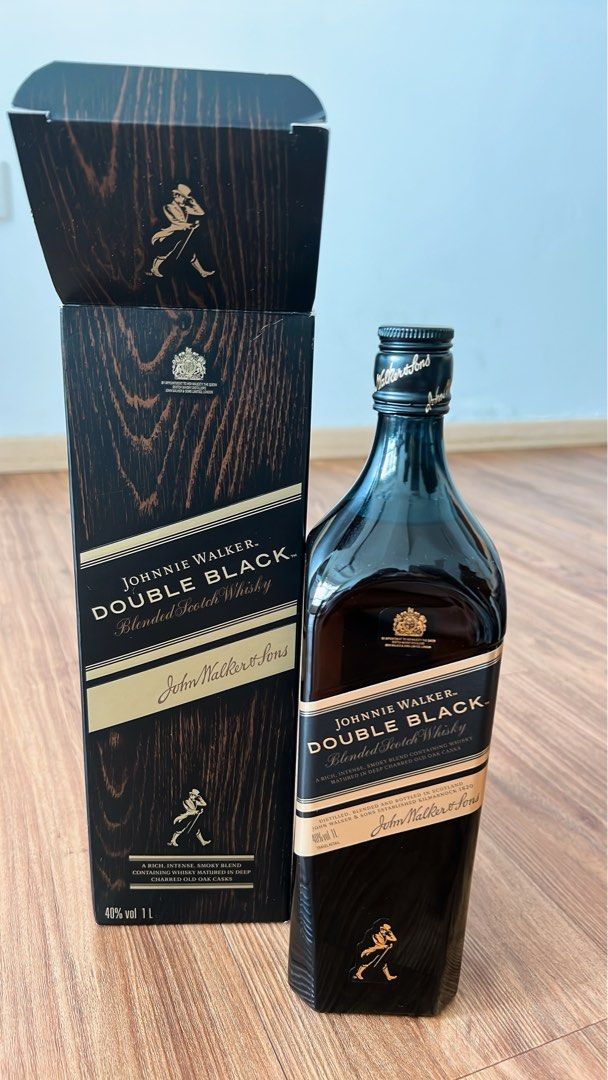 Johnny Walker Double Black Label 1L, Food & Drinks, Alcoholic Beverages ...