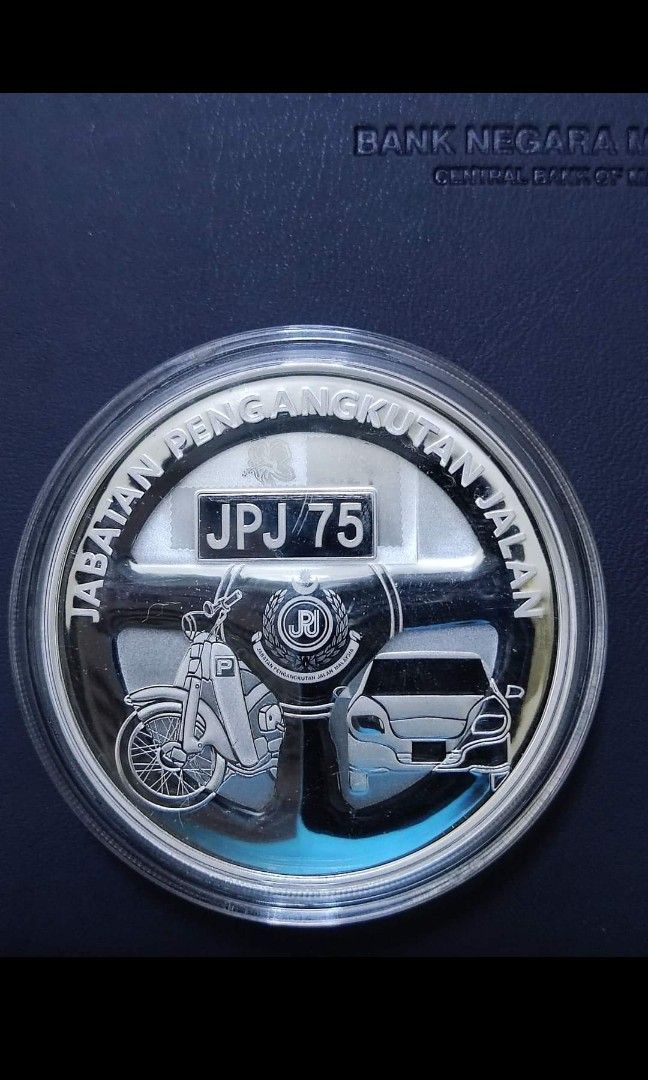 JPJ 75 silver proof coin series number 567, Hobbies & Toys, Collectibles & Memorabilia, Currency ...