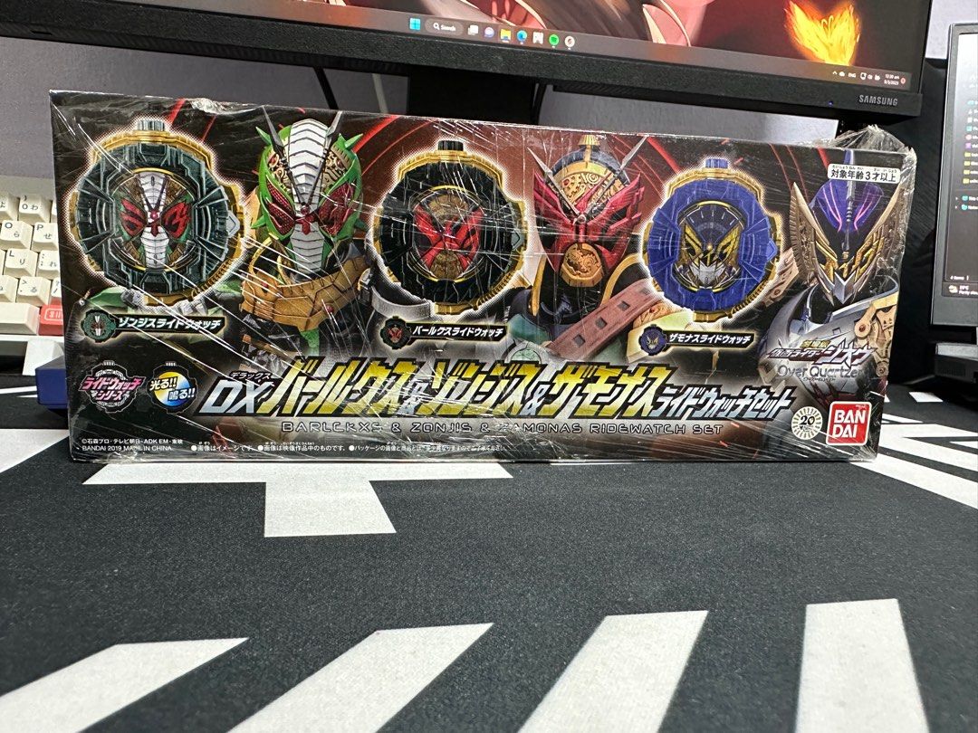 Kamen rider ZIO DX BARLCKXS & ZONJIS & ZAMONAS RIDEWATCH SET, Hobbies ...