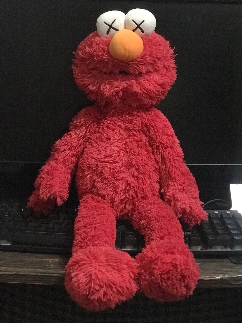 Kaws Elmo Uniqlo Plush Toy, Hobbies & Toys, Toys & Games on Carousell