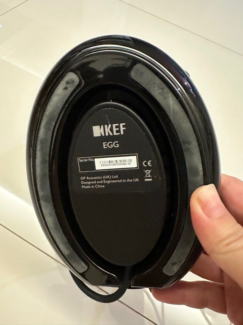 KEF Egg Wireless Speaker, Audio, Soundbars, Speakers & Amplifiers on Carousell