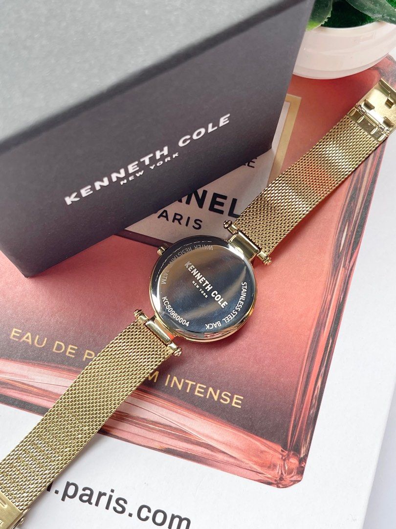 Kenneth Cole Ladies Gold Watch KC50960004, Women's Fashion, Watches ...
