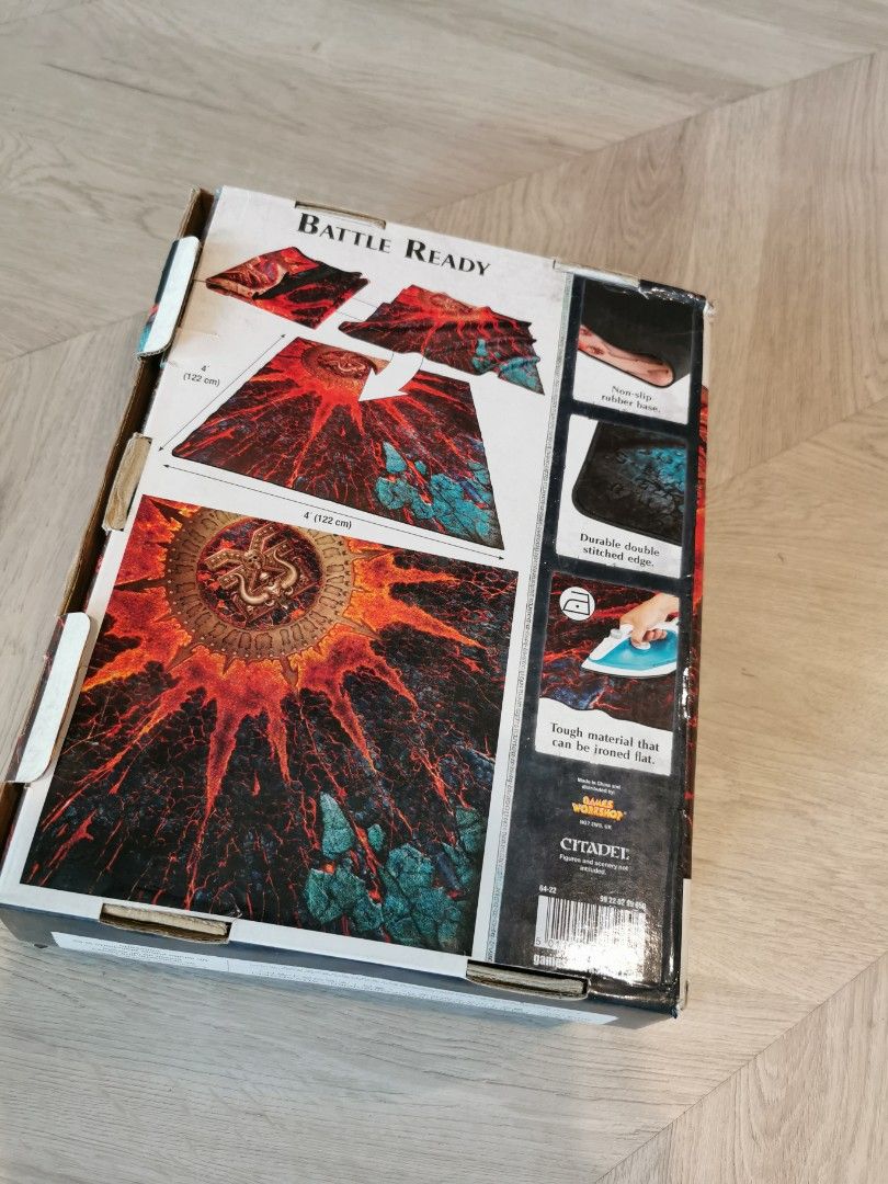 khorne dominiob battle mat warhammer, Hobbies & Toys, Toys & Games on ...