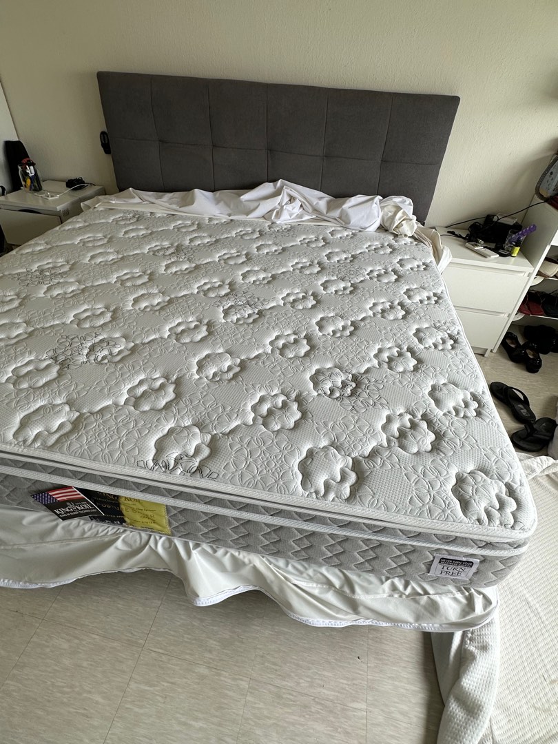 King coil mattress. King size, Furniture & Home Living, Furniture, Bed ...