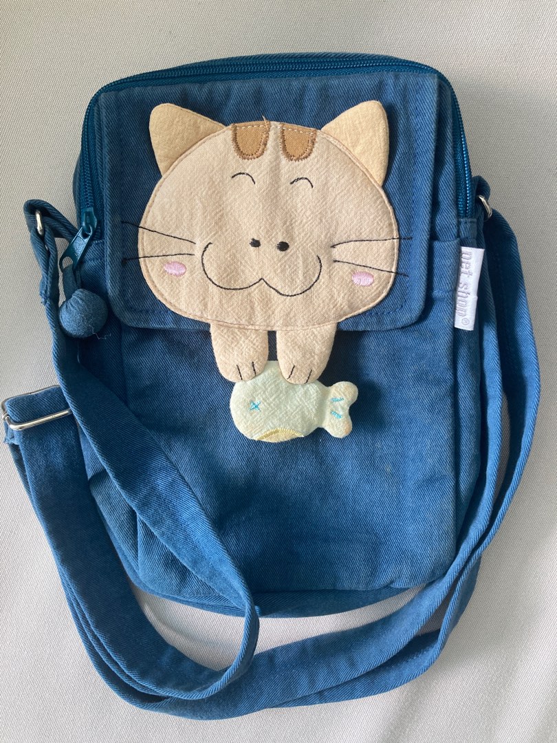 Kitty cat pattern tote bag carrier children adult teens, Women's ...