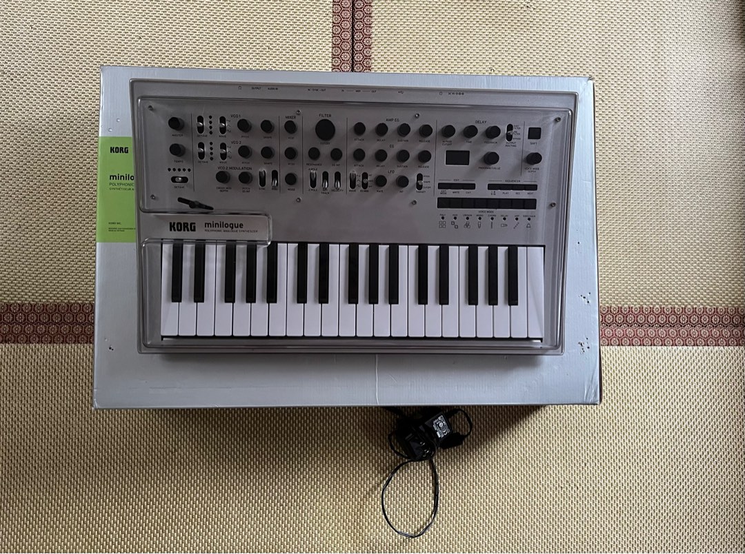 KORG minilogue - analogue polyphonic synthesizer sequencer, 興趣及遊戲, 音樂樂器 ...