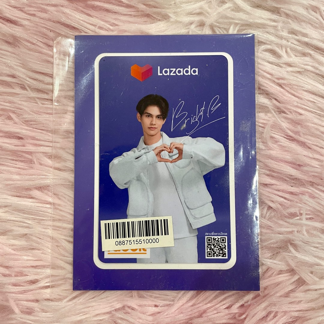 Lazada X Rabbit Card Bright Vachirawit Edition [ON-HAND], Tickets & Vouchers, Local Attractions ...
