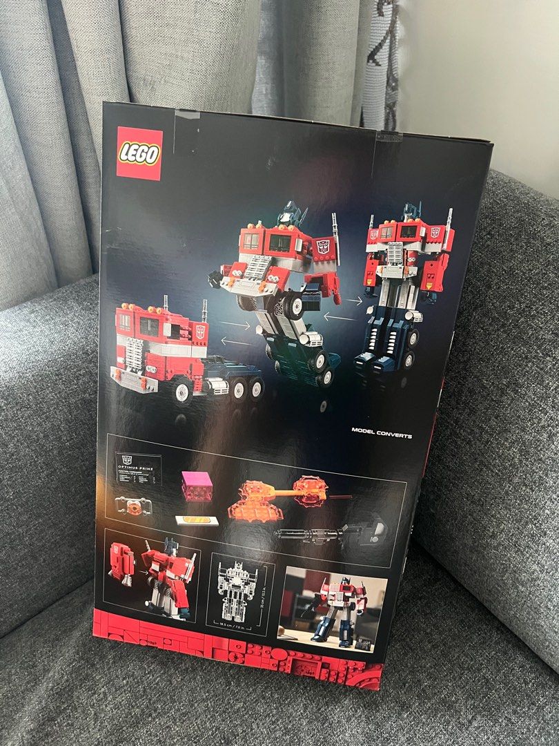 LEGO 10302 Optimus Prime - Transformers, Hobbies & Toys, Toys & Games ...