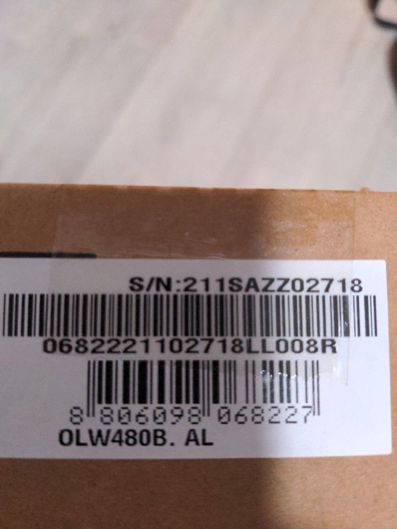LG Ez slim wall mount (OLW480B), TV & Home Appliances, TV ...