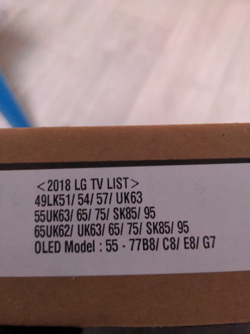 LG Ez slim wall mount (OLW480B), TV & Home Appliances, TV ...