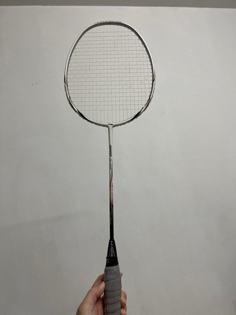 Li Ning Badminton Racket 9000 nano, Sports Equipment, Sports & Games ...