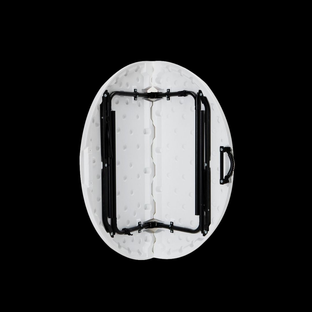 Lifetime Round Fold in Half Table 48 Diameter - White, Furniture & Home ...