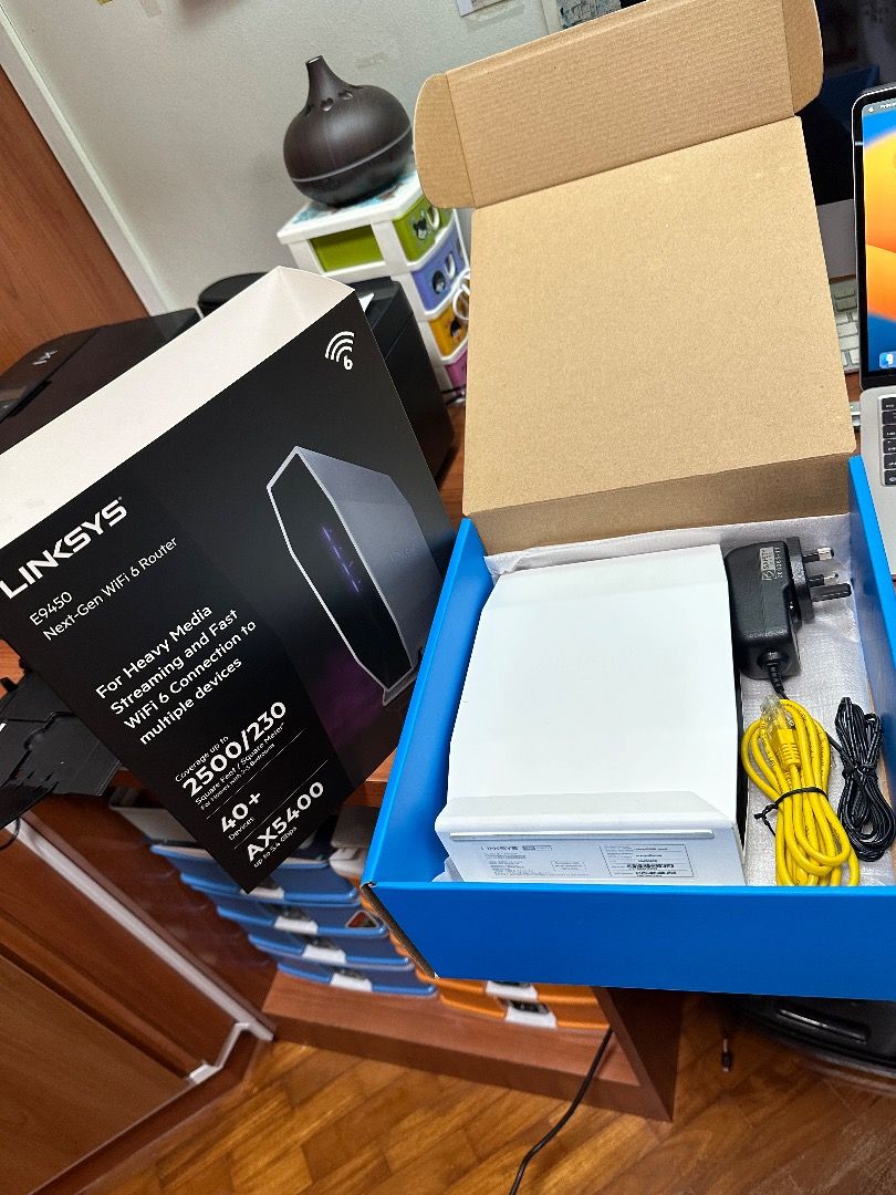 Linksys WiFi-6 Router AX5400 (with box & cable), Computers & Tech ...