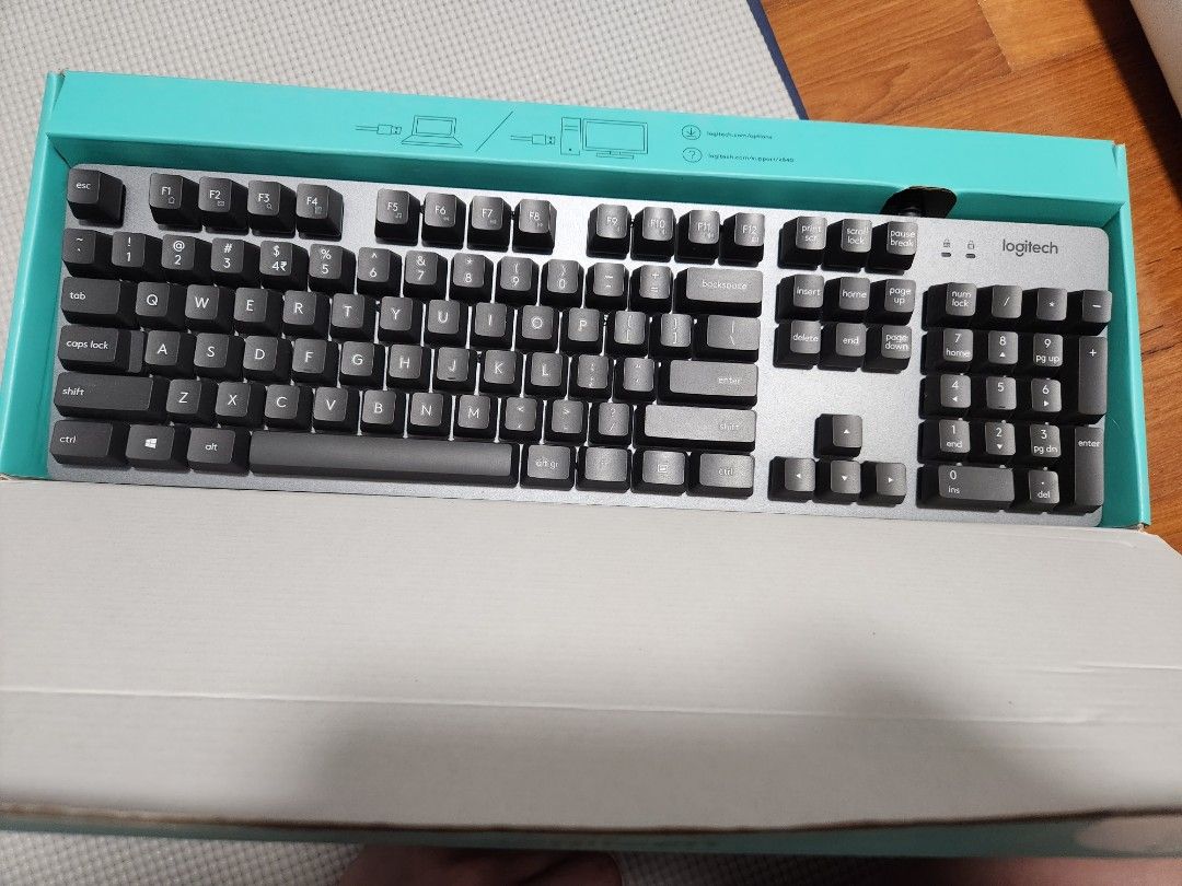 Logitech K840 Mechanical Keyboard, Computers & Tech, Parts ...